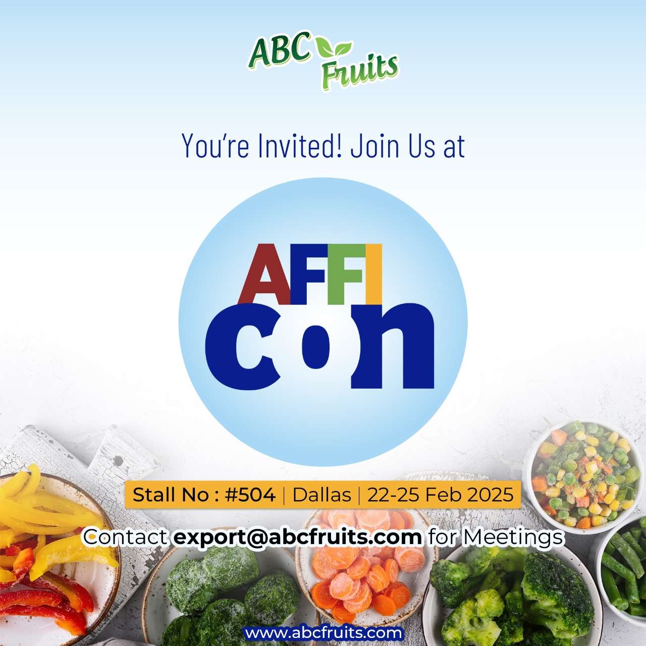 AFFI-CON 2025 Dallas, TX - Event info | ABC Fruits